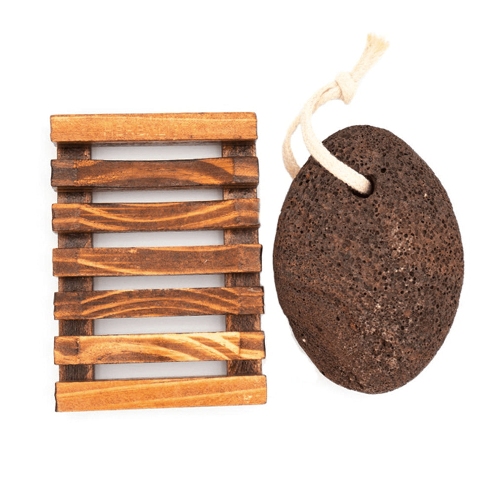 Pumice Stone with Wooden Tray – Irish Design House