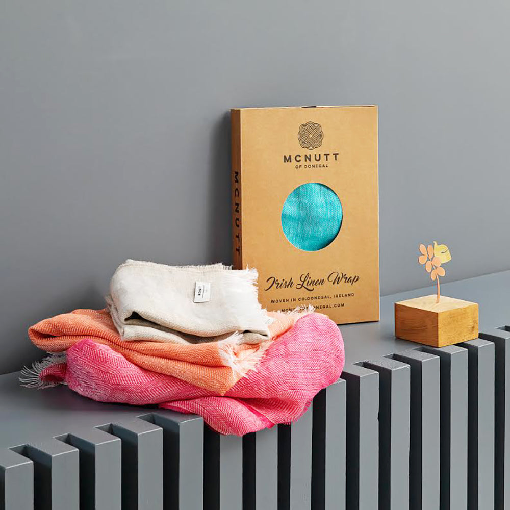 Irish Linen Pashmina Shawl - Made in Donegal, Ireland – Irish Design House